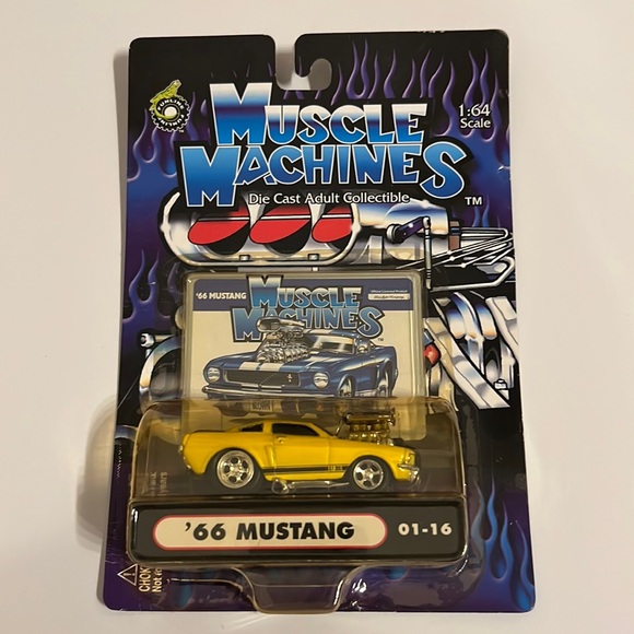 muscle machines | Toys | Fun Line Muscle Machines Yellow 66 Mustang 64 ...